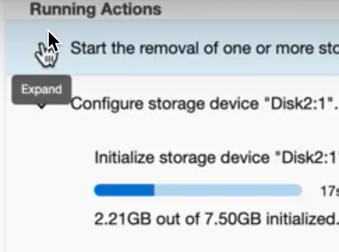 Adding, expanding, and removing storage devices