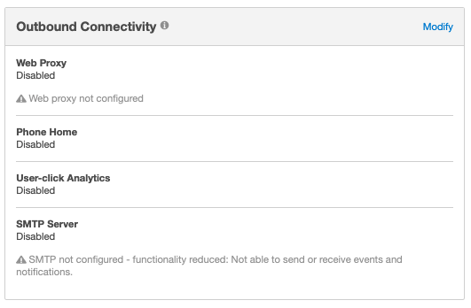 Email (SMTP) alert notifications