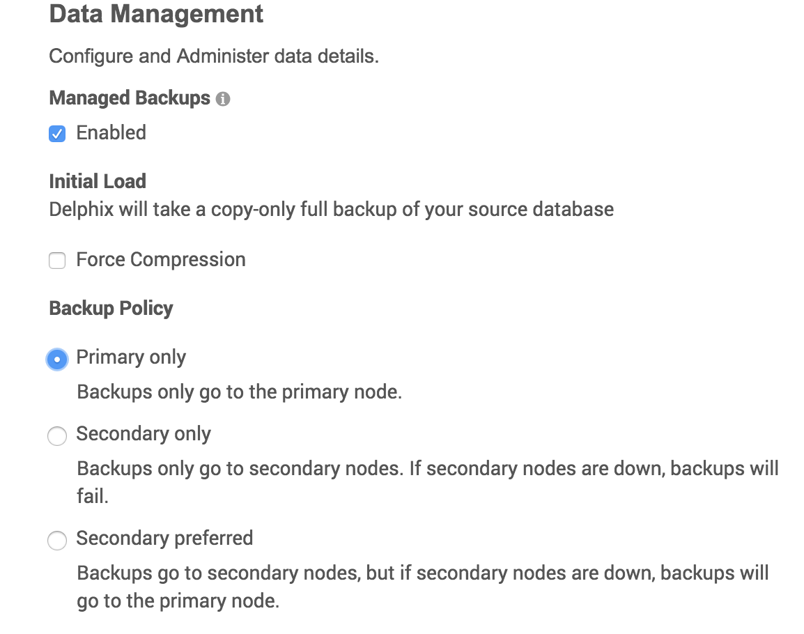 Delphix managed backups on secondary nodes of SQL Server alwaysOn ...