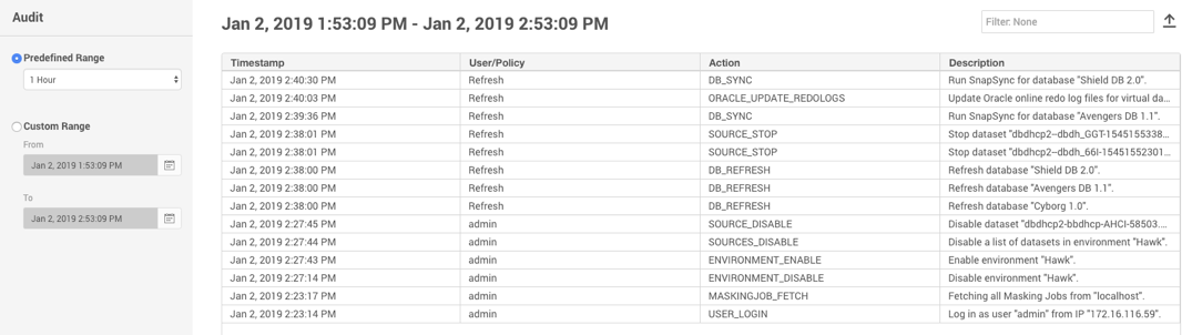 Accessing audit logs