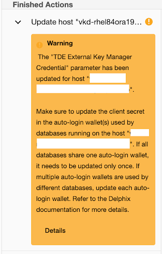Rotating TDE external key manager password