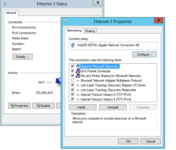 Receive side scaling (RSS) for windows staging target and targets